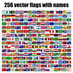World flags Royalty Free Vector Image - VectorStock
