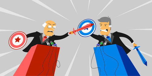 Cartoon Debate Vector Images (over 3,300)