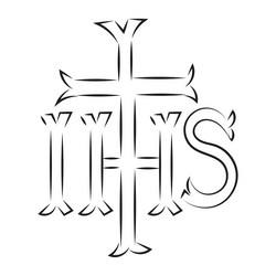 Christian line art design for print Royalty Free Vector