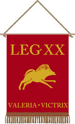 Legio viii augusta standard Royalty Free Vector Image