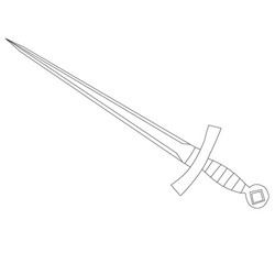 Sword Outline Vector Images (over 13,000)