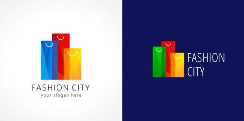 Fashion city logo Royalty Free Vector Image - VectorStock