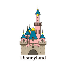 Disneyland Castle Drawing