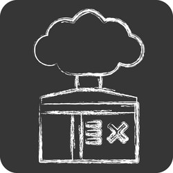 Icon solvent gas related to addiction dictionary Vector Image