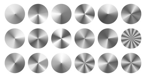 Circular metal texture radial brushed metals Vector Image
