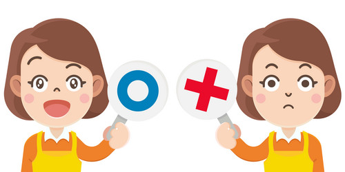 Correct and Wrong Cartoon Vector Images (over 1,600)