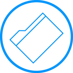 Manila folder icon Royalty Free Vector Image - VectorStock