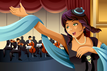 Cartoon Opera Singer Vector Images (over 370)