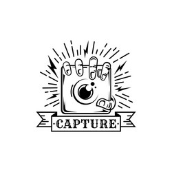 Camera roll logo Royalty Free Vector Image - VectorStock