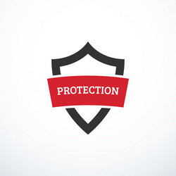 Gold and red shield Royalty Free Vector Image - VectorStock