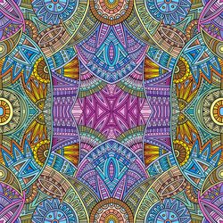 Abstract tribal ethnic background Royalty Free Vector Image