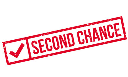 Second chance rubber stamp Royalty Free Vector Image