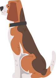 Dog Sitting Side View Vector Images (over 440)