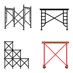 Worker Ladder Scaffolding Vector Images (over 120)