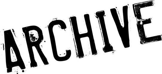 Archive rubber stamp Royalty Free Vector Image