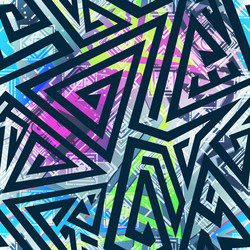 Geometric colorful pattern Royalty Free Vector Image