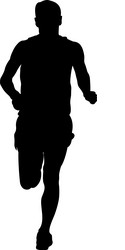 Trail Runner Silhouette Vector Images (over 230)