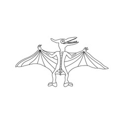 Scorpios rex line colouring book Royalty Free Vector Image