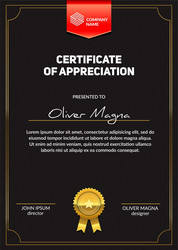 Authentic certificate template Royalty Free Vector Image