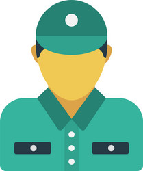 Officer Army Avatar Vector Images (over 320)