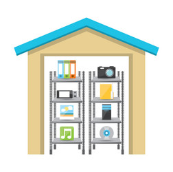 Storage device Royalty Free Vector Image - VectorStock
