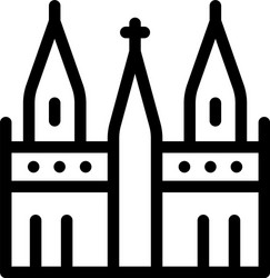 Cologne Cathedral Icon Vector Images (over 130)