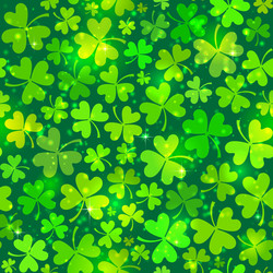 Camo clover seamless pattern Royalty Free Vector Image