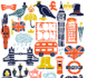 London seamless pattern set Royalty Free Vector Image