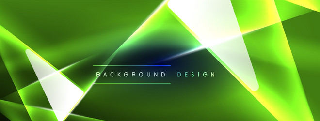 Neon lights hacking geometric background virtual Vector Image