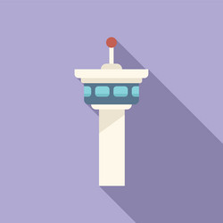 Airport plane tower icon outline ground Royalty Free Vector