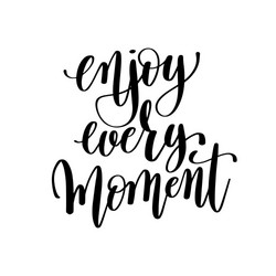 Relax and enjoy lettering Royalty Free Vector Image