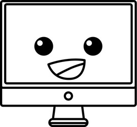 Computer Face Happy Vector Images (over 7,500)