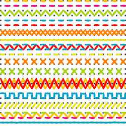 Sewing Stitch Vector Images (over 20,000)