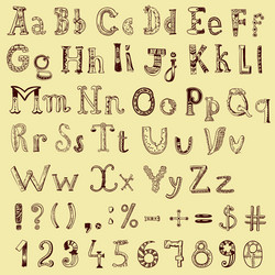 Dogs alphabet Royalty Free Vector Image - VectorStock