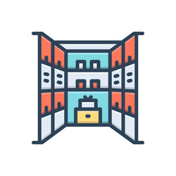 Storage room Royalty Free Vector Image - VectorStock