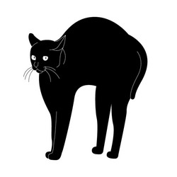 Black Cat Arched Back Vector Images (over 100)