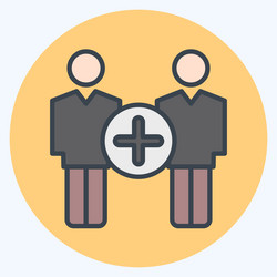 Icon better communication related Royalty Free Vector Image