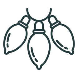 Christmas Light Bulb Clip Art Black And White