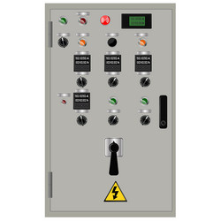 Control panel production panel Royalty Free Vector Image