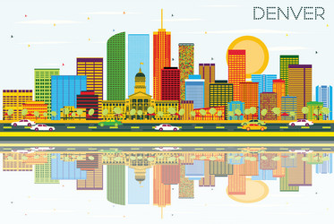 Denver Skyline Vector Images (over 160)