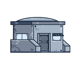 Military base army post Royalty Free Vector Image