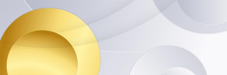 Modern minimal and clean white gold background Vector Image