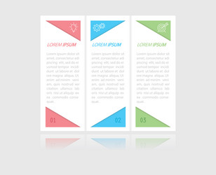 Business infographics 6 steps to achieve Vector Image