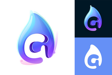 Realistic Water Drops Font Vector Images (over 190)
