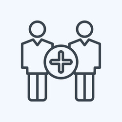 Icon better communication related Royalty Free Vector Image