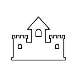 Microbe bacterium icon isolated on white Vector Image