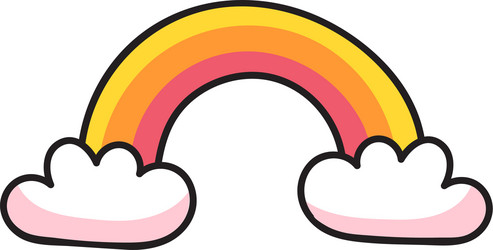Rainbow Clouds Outline Vector Images (over 4,000)
