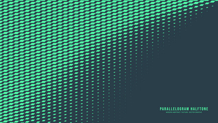 Parallelogram halftone dynamic smooth curve Vector Image