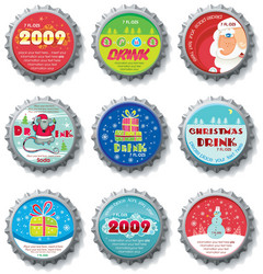 Bottle caps Royalty Free Vector Image - VectorStock