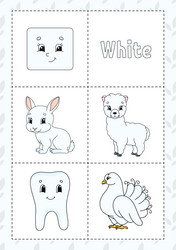 Learn primary colors color sorting activity Vector Image